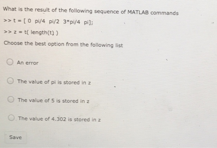 Solved What is the result of the following sequence of | Chegg.com