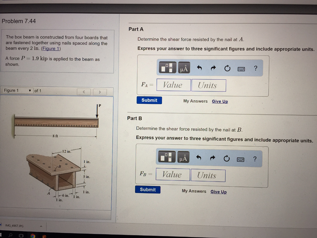 Solved The box beam is constructed from four boards that are | Chegg.com