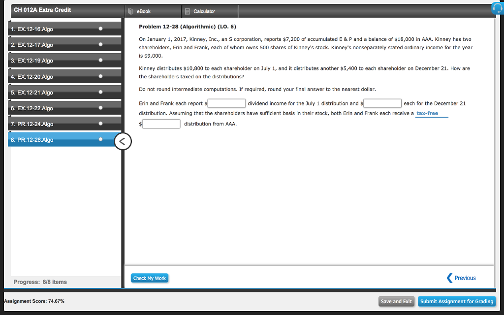 Solved CH 012A Extra Credit eBook Calculator Problem 12-28 | Chegg.com Solved CH 012A Extra Credit eBook Calculator Problem 12-28 | Chegg.com