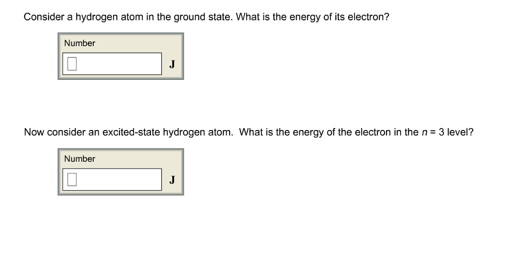 Solved Consider A Hydrogen Atom In The Ground State What Is