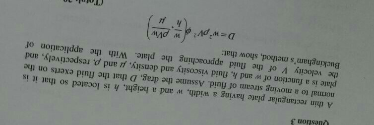 Solved Question 3 A thin rectangular plate having a width, w | Chegg.com