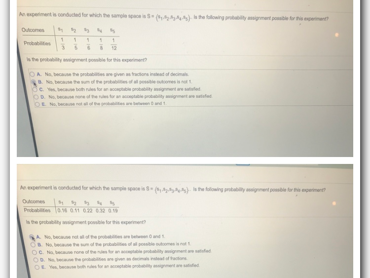 Solved for which the sample space is S- (2 4is the following | Chegg.com