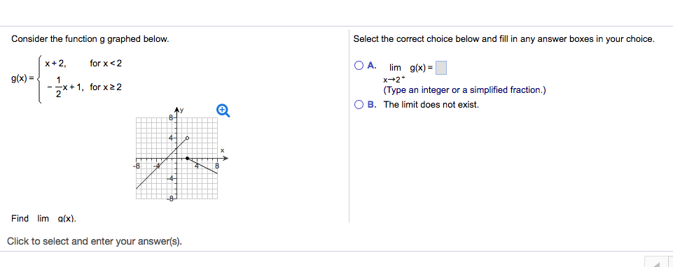 Solved Consider the function g graphed below. g(x) = {x + 2, | Chegg.com