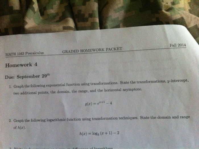 Solved Graph the following exponential function using | Chegg.com