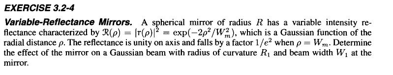 Variable-Reflectance Mirrors. A spherical mirror of | Chegg.com