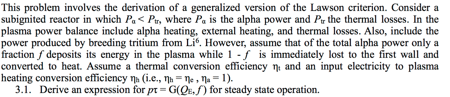 Solved This problem involves the derivation of a generalized | Chegg.com