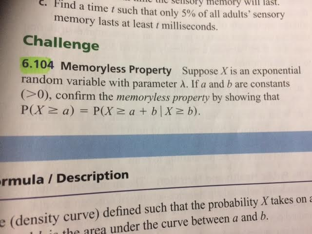 Solved Suppose X Is An Exponential Random Variable With