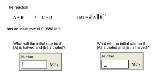 Solved The reaction A + B rightarrow C + D rate = k | Chegg.com