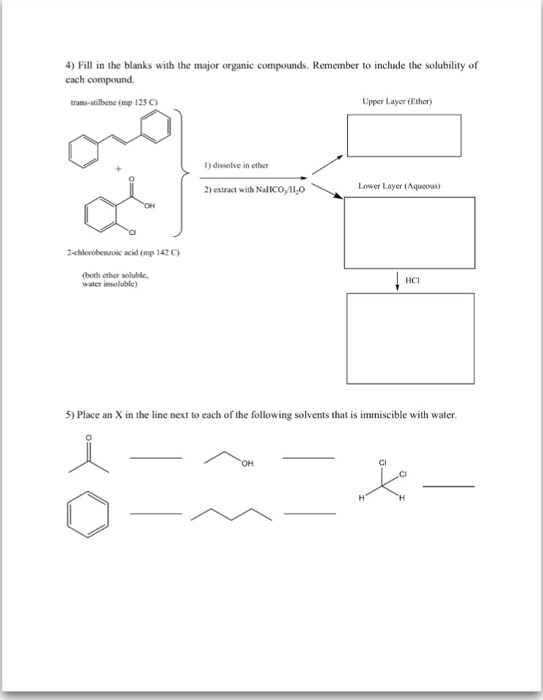 Solved Practice Quiz 3 1) A student uses ether to extract an | Chegg.com