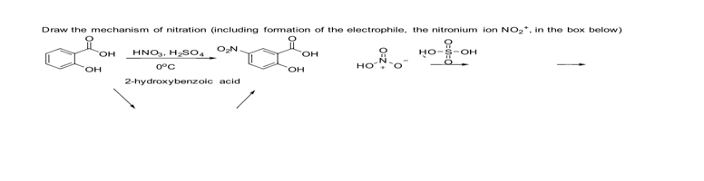 Solved Draw the mechanism of nitration (including formation | Chegg.com