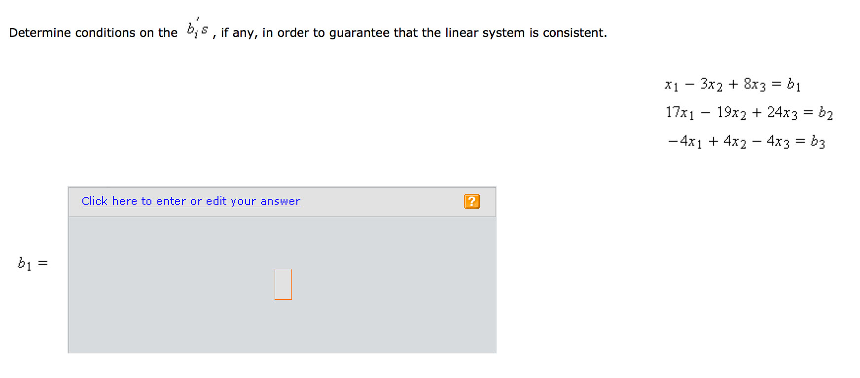 Solved Determine conditions on the if any, in order to | Chegg.com