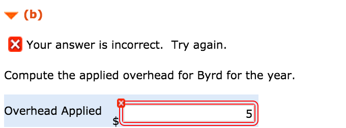 Solved Exercise 11-12 (Part Level Submission) Byrd Company | Chegg.com