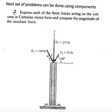 Solved Next set of problems can be done using components | Chegg.com
