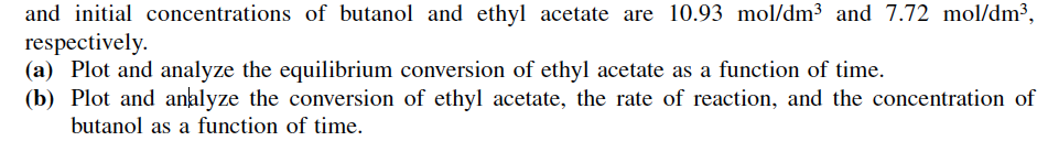 Solved P6-11B Pure butanol is to be fed into a semibatch | Chegg.com