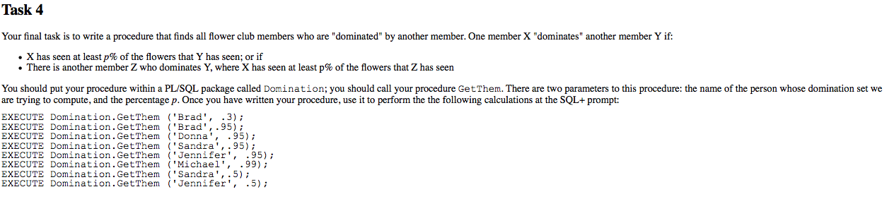 For this assignment, you will be asked to write and | Chegg.com