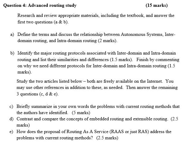 Solved Question 3 Fragmentation 4 Marks An Ip Datagram