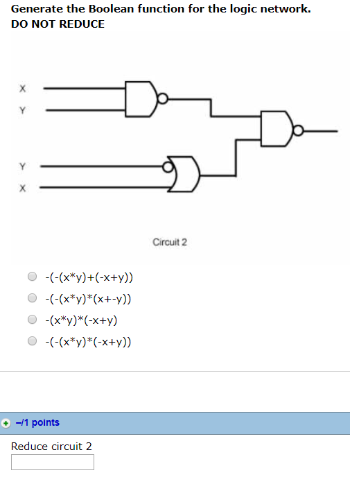 Solved Generate the Boolean function for the logic network. | Chegg.com