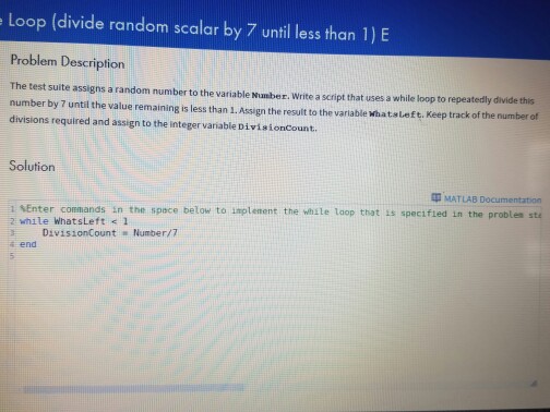 Solved The test suite assigns a random number to the | Chegg.com