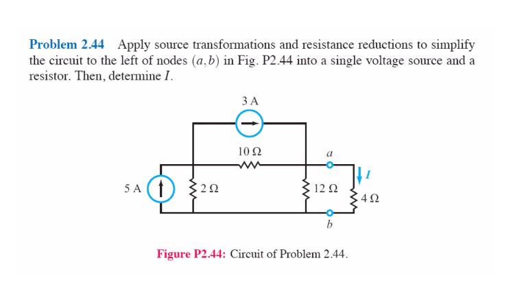 Solved Apply Source Transformations And Resistance