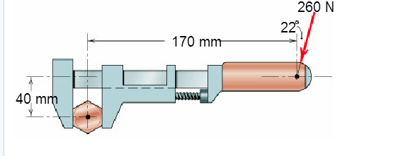 Solved Calculate the moment (positive if counterclockwise, | Chegg.com