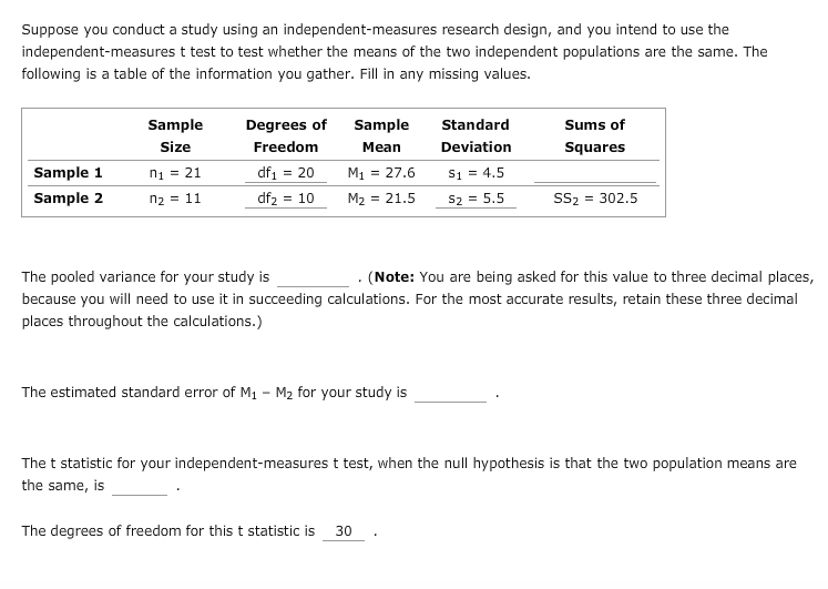 Solved Suppose you conduct a study using an | Chegg.com