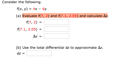 Solved Consider the following. F(x, y) = 4x - 6y (a) | Chegg.com