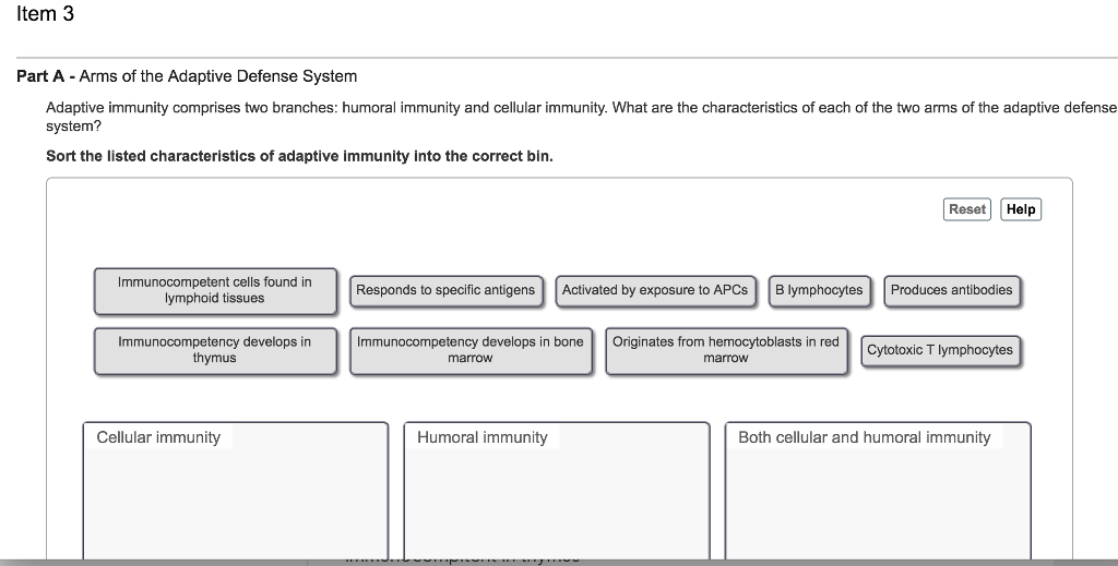 Solved Adaptive immunity comprises two branches: humoral | Chegg.com Solved Adaptive immunity comprises two branches: humoral | Chegg.com