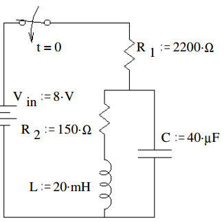 Solved a) Find the characteristic equation of the circuit at | Chegg.com