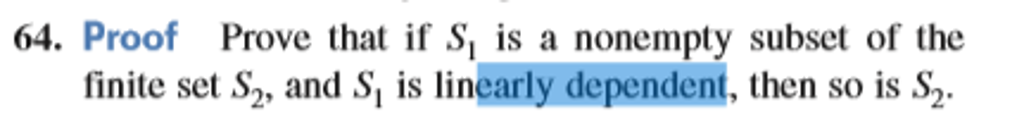 Solved Proof Prove that if S_1 is a nonempty subset of the | Chegg.com