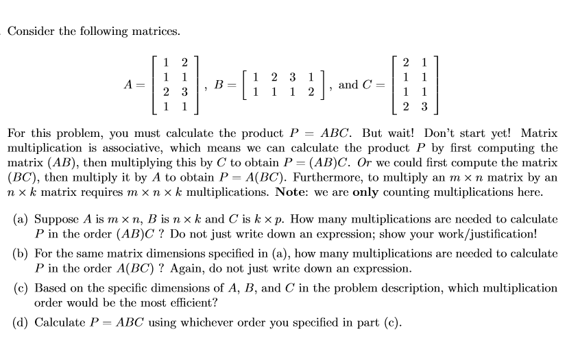 Solved Discrete Math problem about Matrix; Please help me | Chegg.com