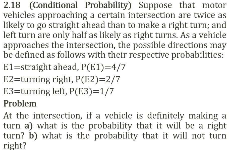 Solved 2.18 (Conditional Probability Suppose that motor | Chegg.com