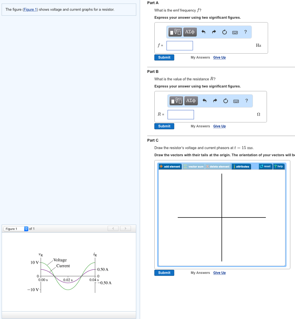 Solved The figure (Figure 1) shows voltage and current | Chegg.com Solved The figure (Figure 1) shows voltage and current | Chegg.com