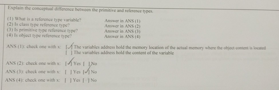 Solved Explain the conceptual difference between the | Chegg.com