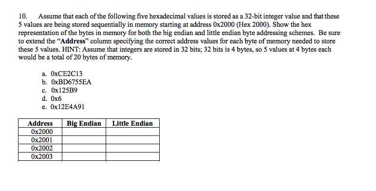 Solved 10. Assume that each of the following five | Chegg.com