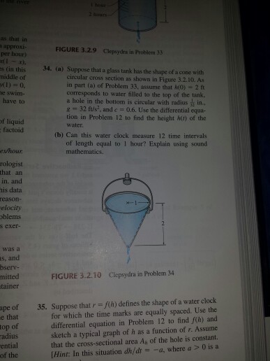 Solved 34 (a) suppose that a glass tank has the shape of a | Chegg.com