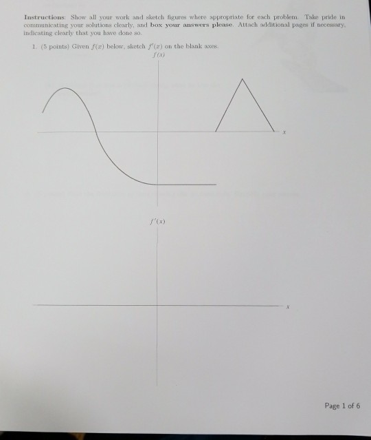 Solved Instructions Show all your work and sketch figures | Chegg.com