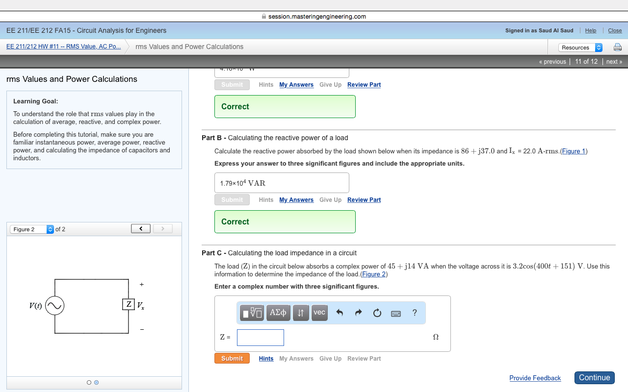 Solved Calculate the reactive power absorbed by the load | Chegg.com