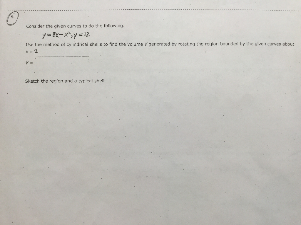Solved 5. Consider the given curves to do the following Use | Chegg.com