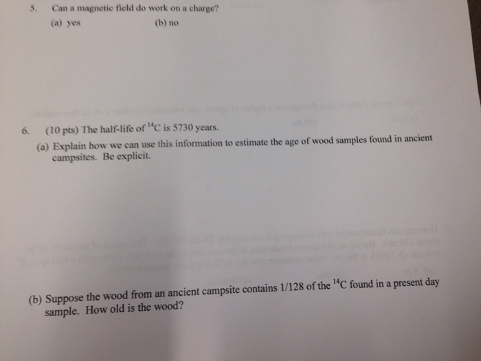 solved-can-a-magnetic-field-do-work-on-a-charge-yes-no-chegg