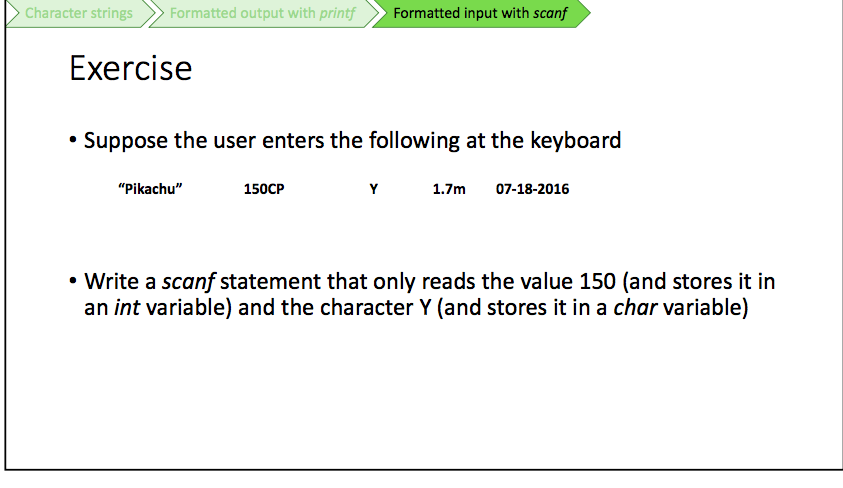 Solved Suppose the user enters the following at the keyboard | Chegg.com