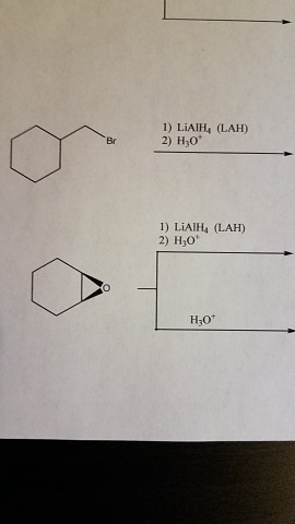 Solved 1) LiAlH4 (LAH) 2) H30 1) LiAIH4 (LAH) 2) H3O H30 | Chegg.com