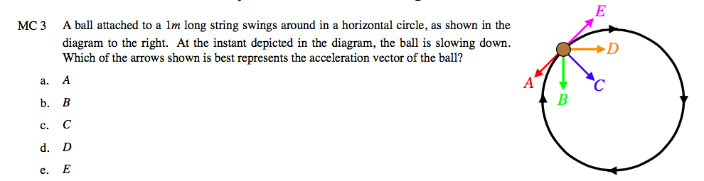 Solved A ball attached to a 1 m long string swings around in | Chegg.com