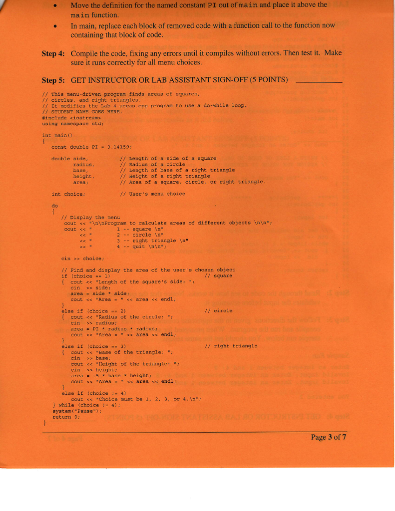 Solved Step 2: Here are the specifications and sample source | Chegg.com