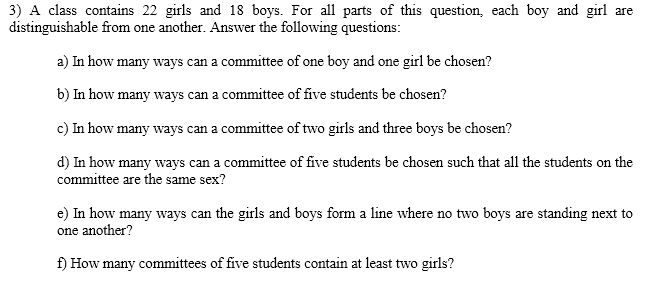 Solved Justify your answers, and why you use each | Chegg.com