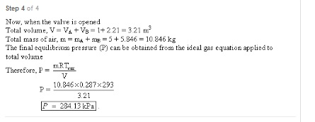 Solved why cant i use (P1V1/ T1) = (P2V2/T2) in this | Chegg.com