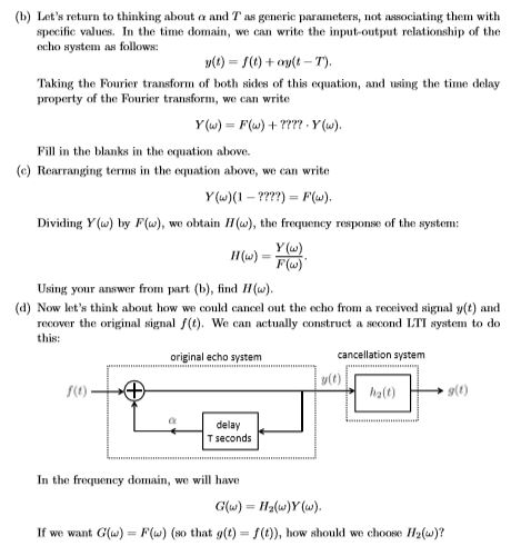 Solved 1. 25 points] Recal the echo system from the lecture | Chegg.com
