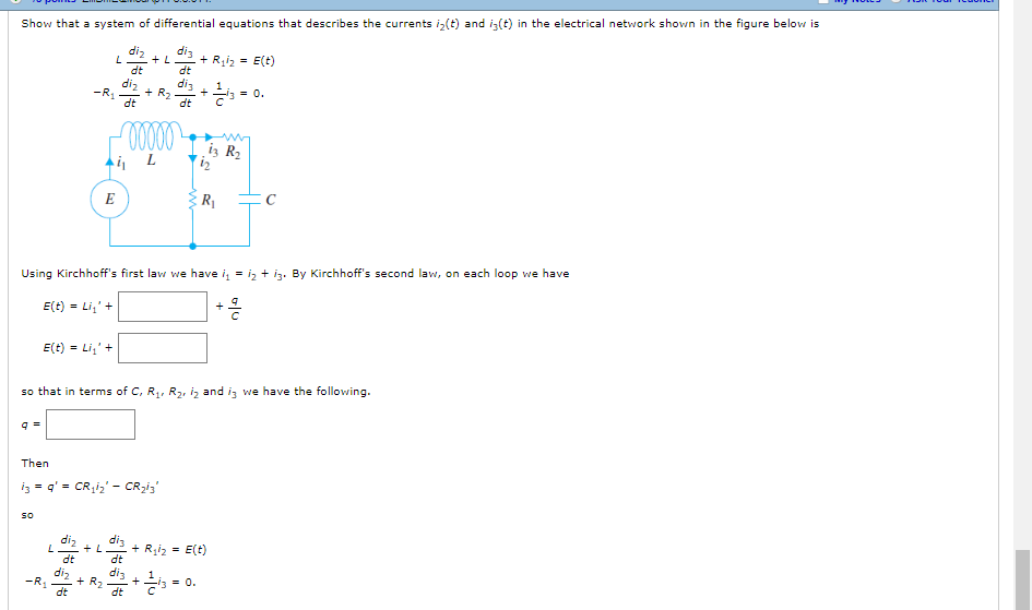 Solved Show That A System Of Differential Equations That