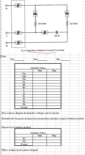 Solved Find Z_RY = ___________ Z_YD = _________ Z_DR = | Chegg.com
