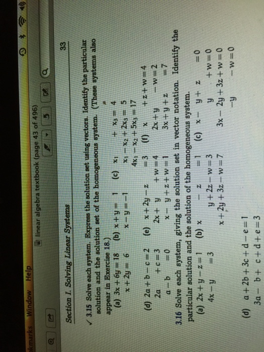 Solved Solve each system. Express the solution set using | Chegg.com