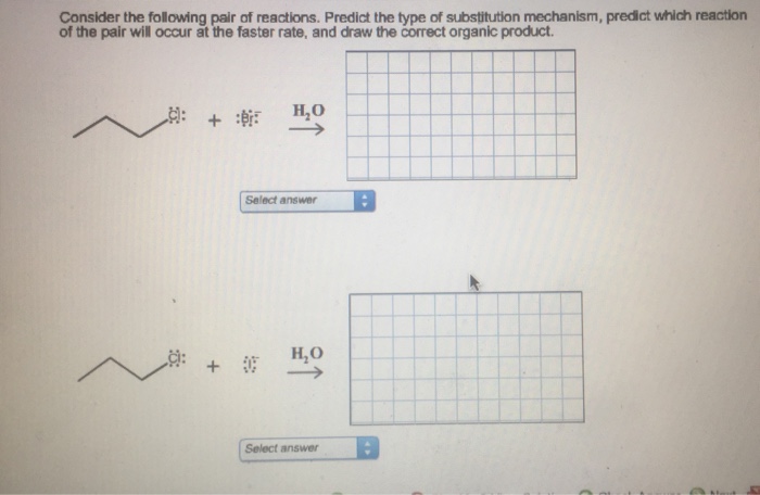 Solved Consider the following pair of reactions. Predict the | Chegg.com